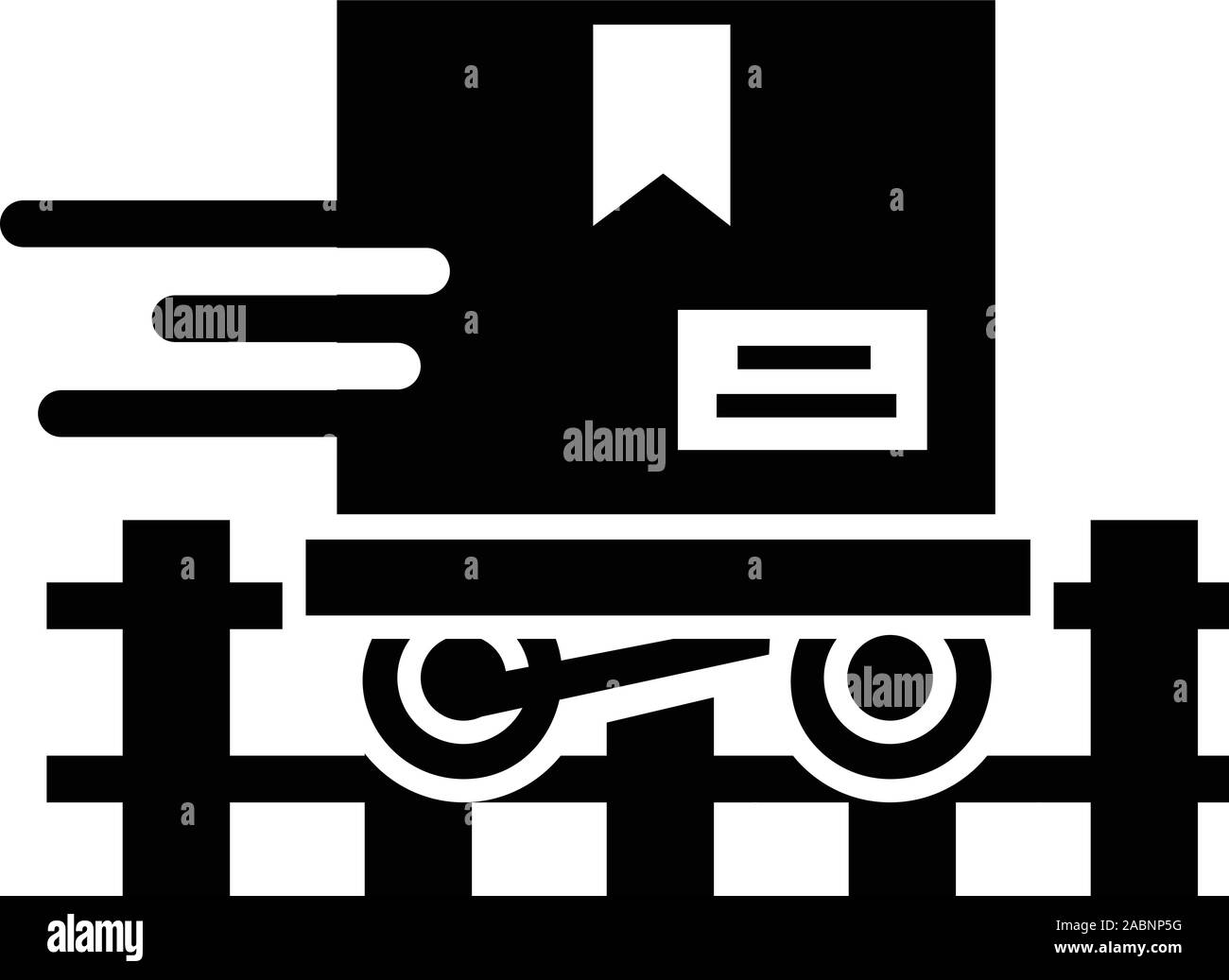 Train parcel delivery icon, simple style Stock Vector Image & Art - Alamy