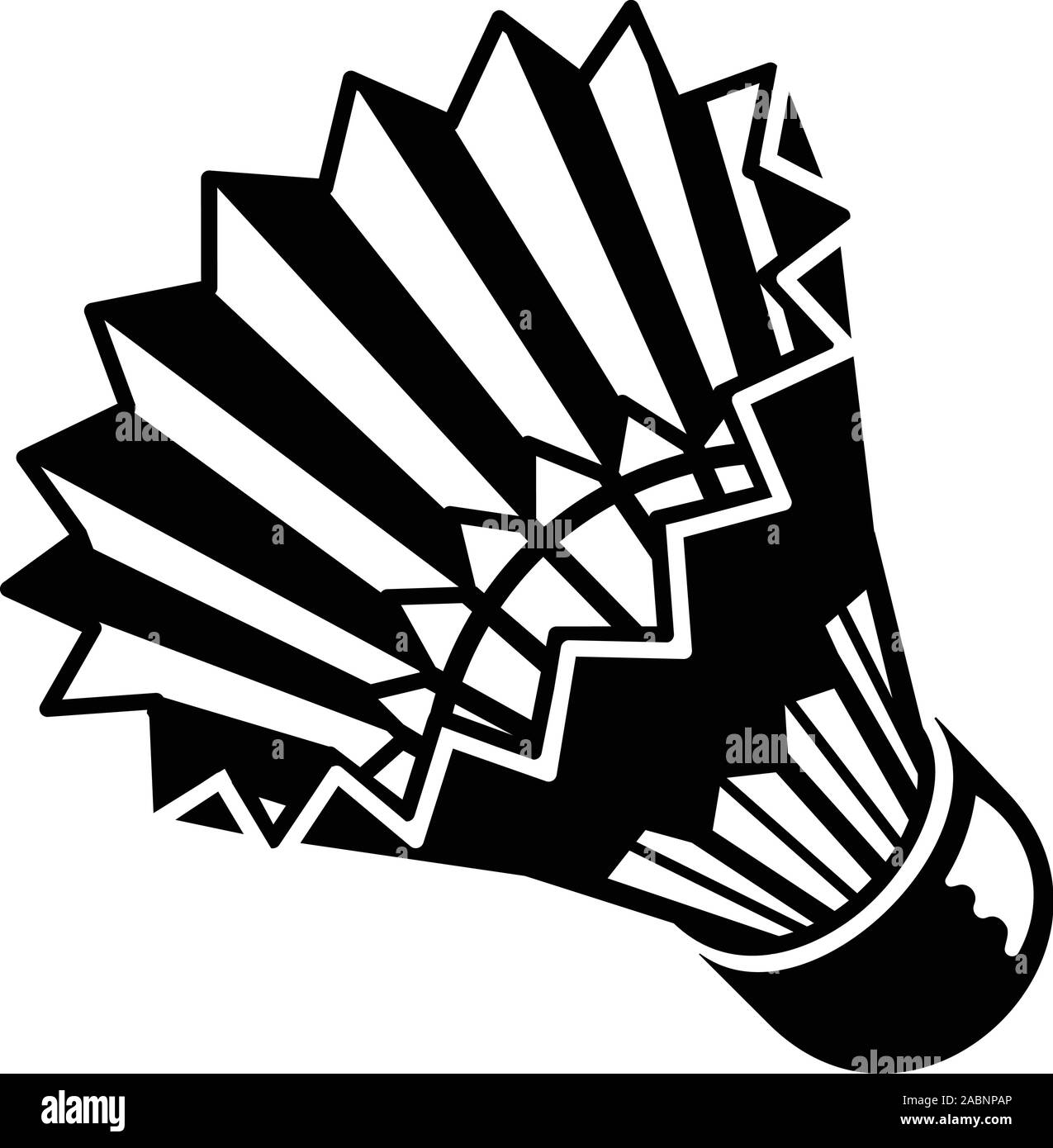 Shuttlecock icon, simple style Stock Vector Image & Art - Alamy