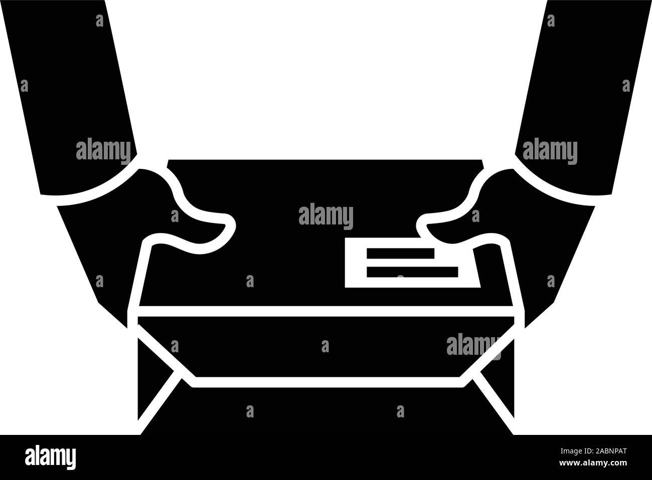 Document parcel icon, simple style Stock Vector Image & Art - Alamy