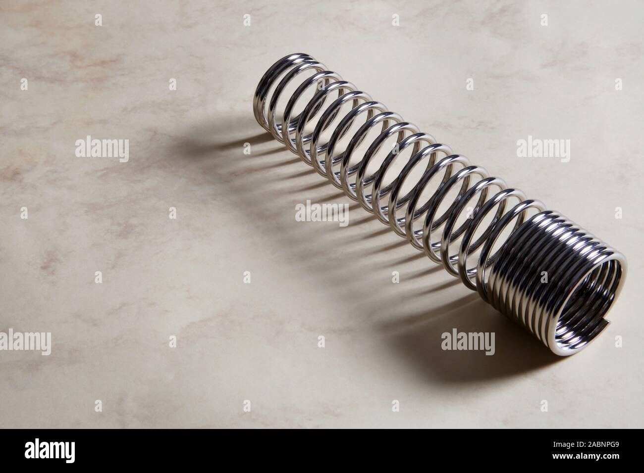 new metal springs texture background Stock Photo - Alamy
