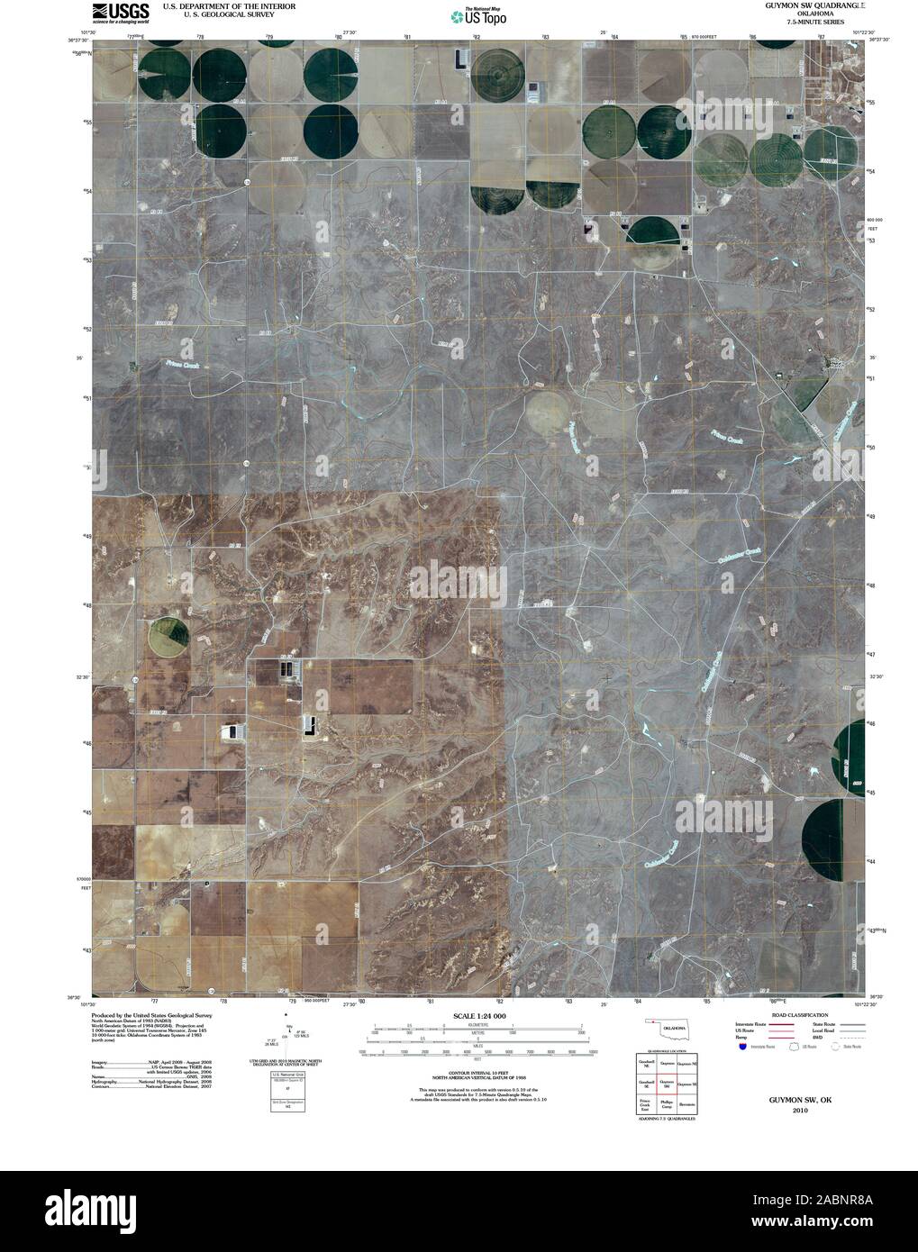 Map of guymon hi-res stock photography and images - Alamy