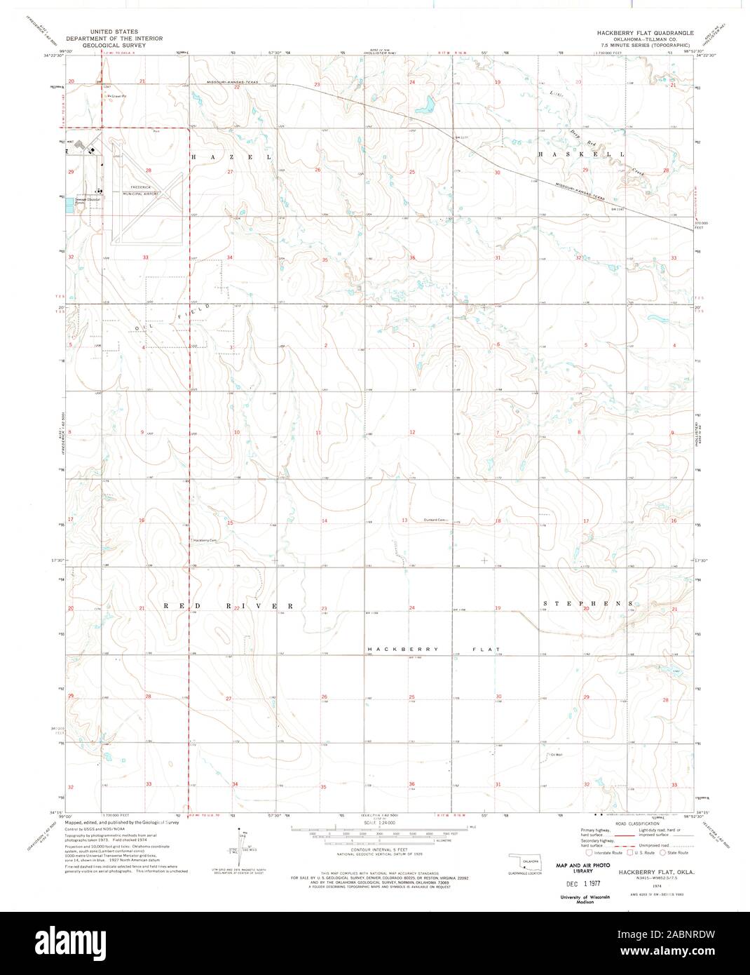 Map of hackberry hi-res stock photography and images - Alamy