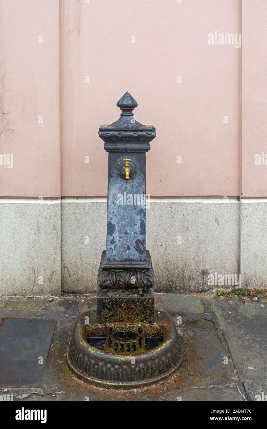 Public Drinking Water Faucet in Pisa Italy Stock Photo - Alamy