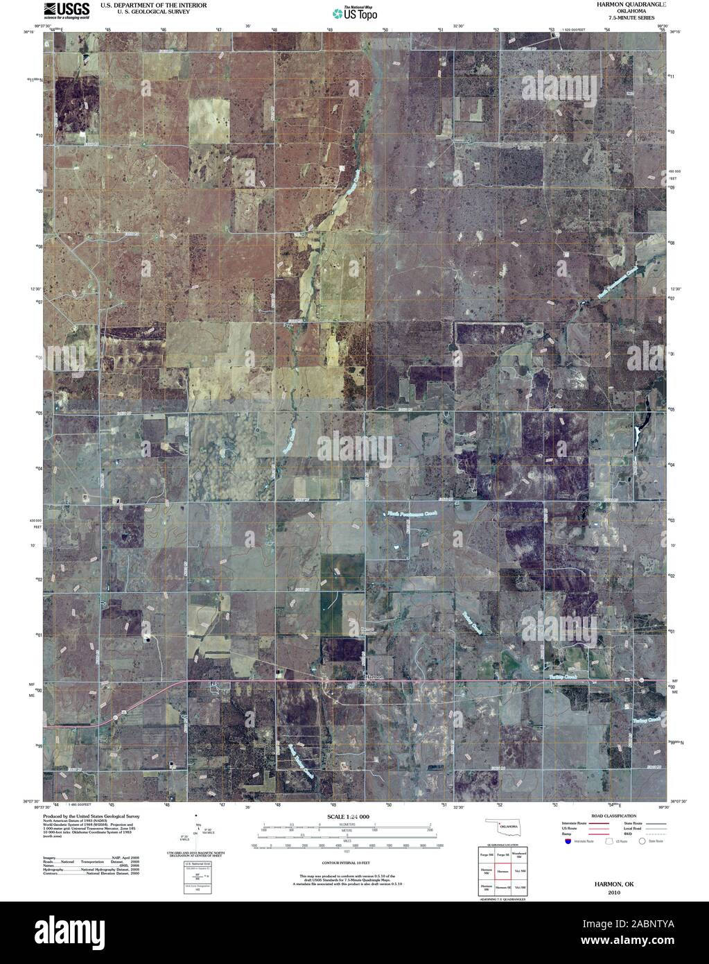 Harmon oklahoma map hi-res stock photography and images - Alamy