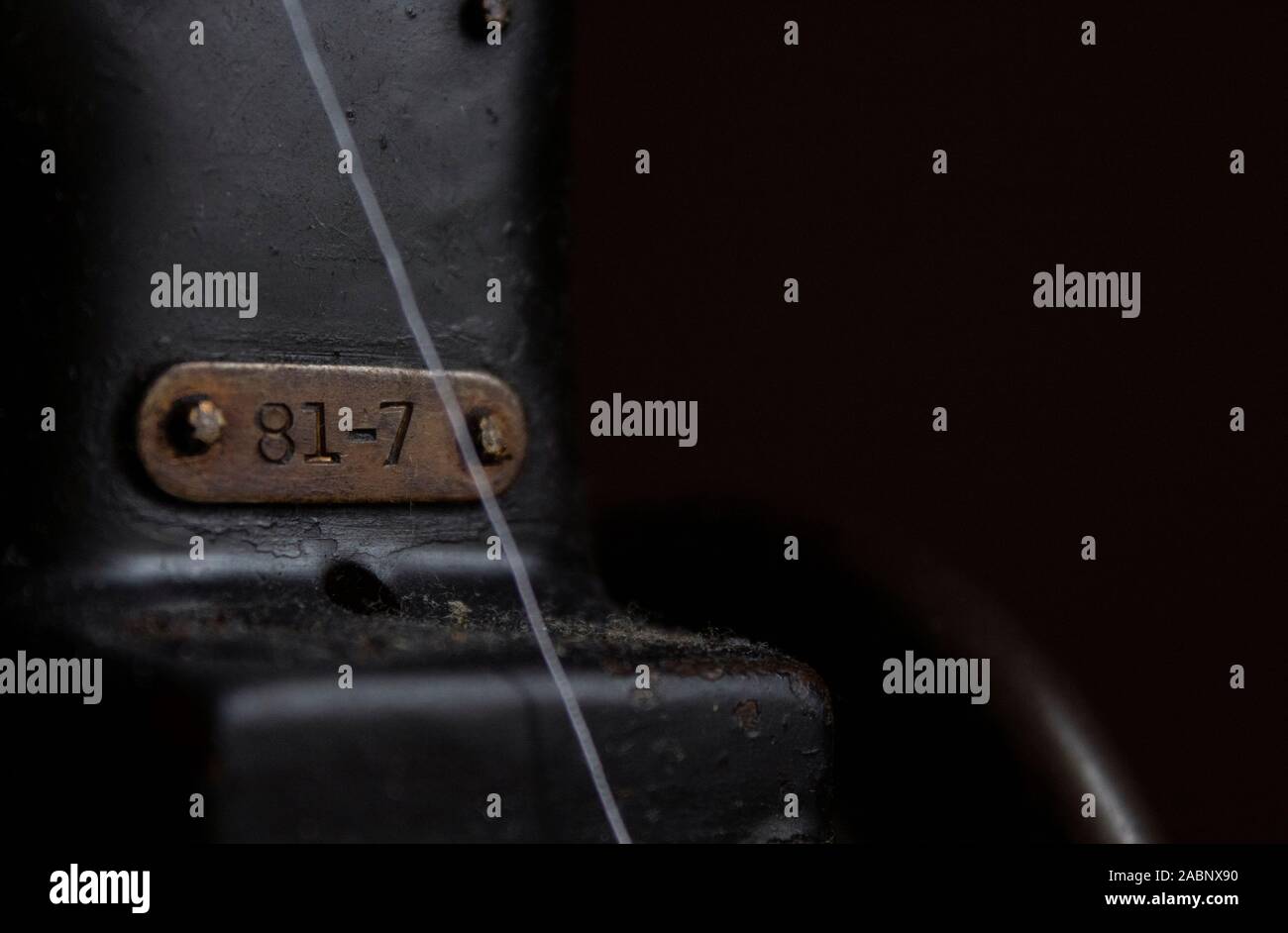 Sewing machine numbers Stock Photo - Alamy