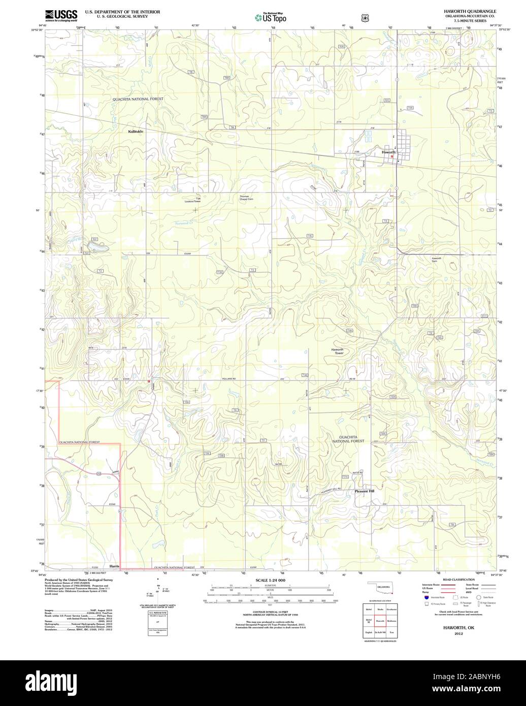 Map of haworth hi-res stock photography and images - Alamy