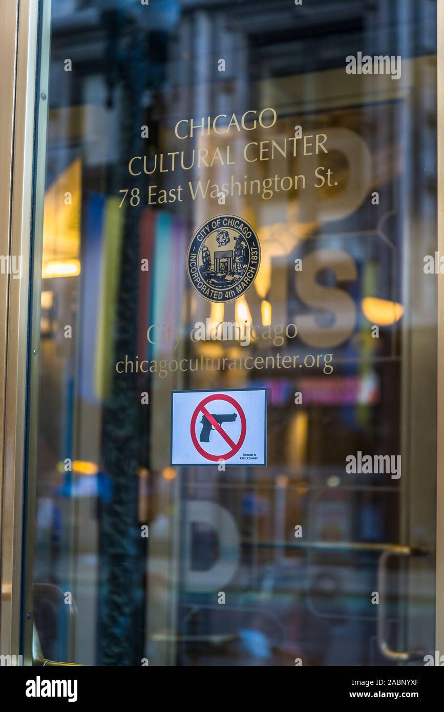 Chicago illinois america sign hi-res stock photography and images - Alamy