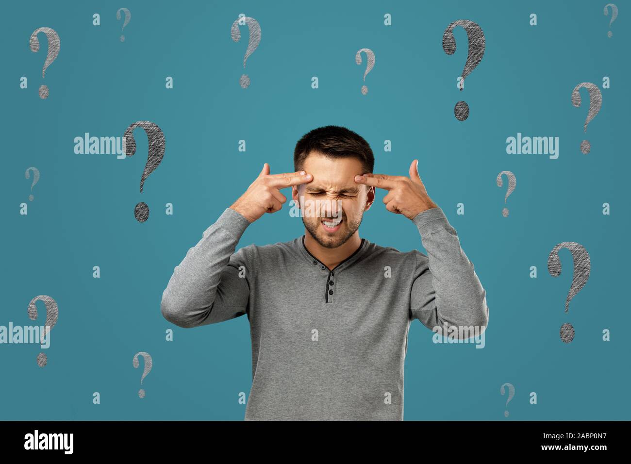 Businessman man asking question hi-res stock photography and images - Alamy