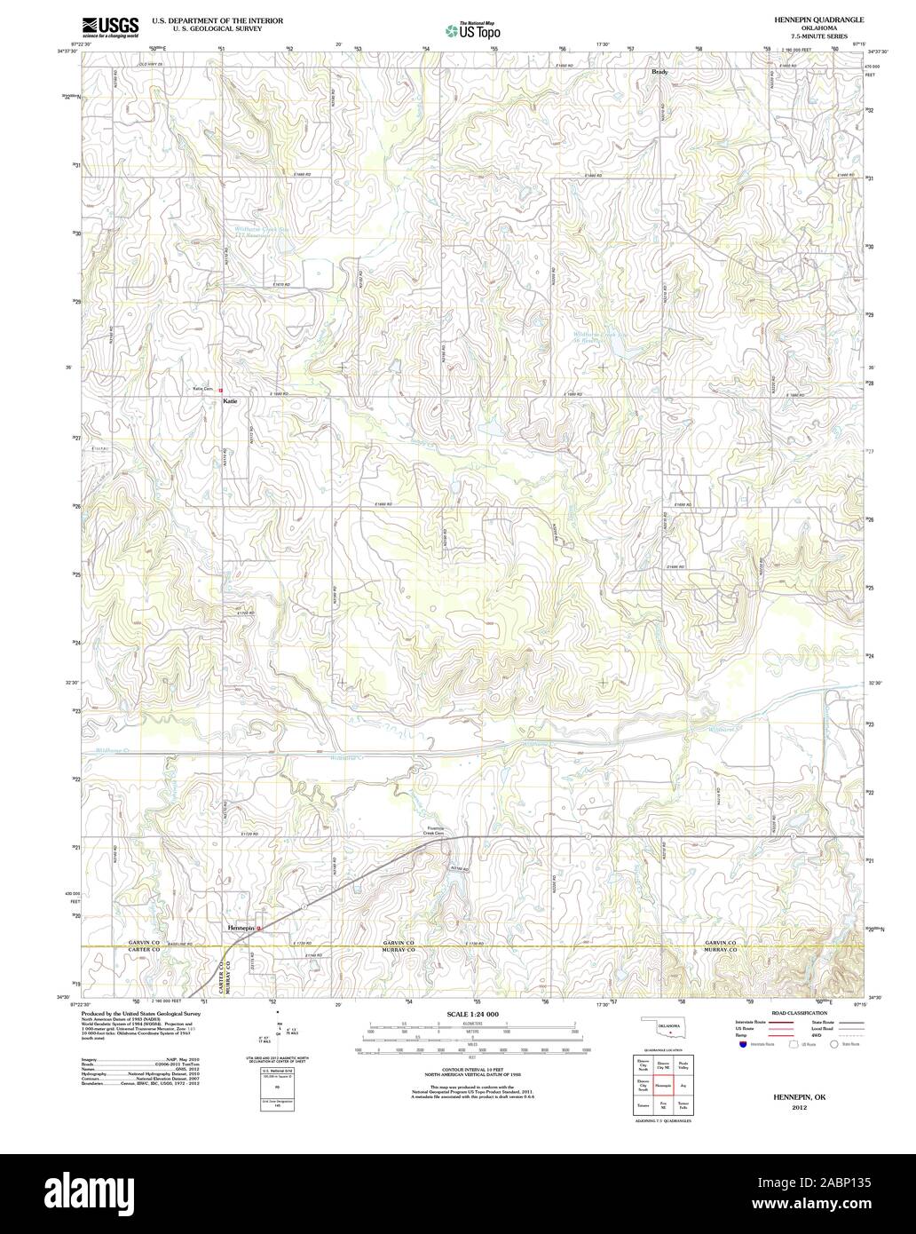 Map of hennepin hi-res stock photography and images - Alamy