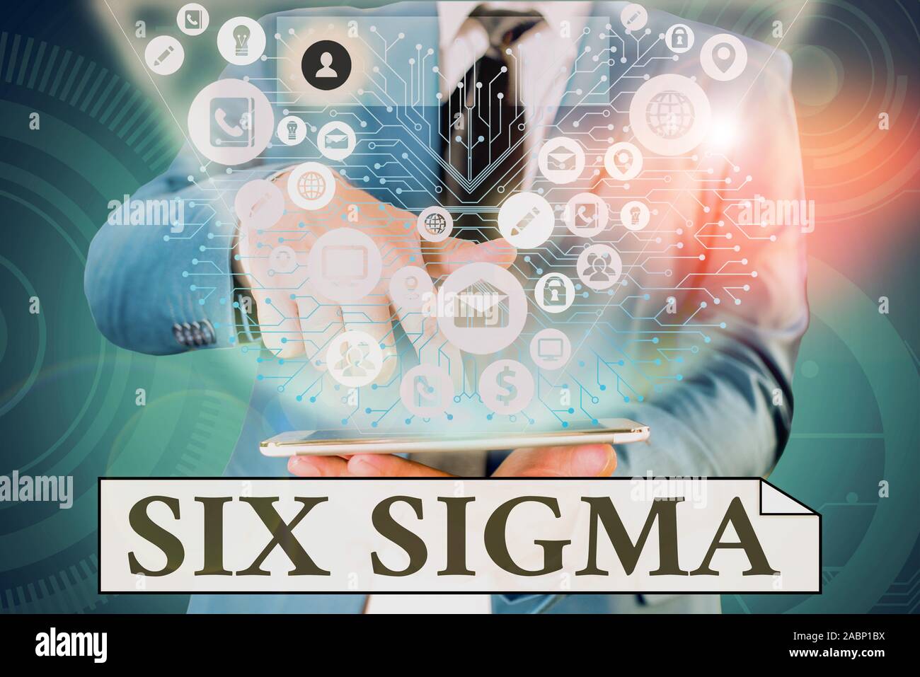 Handwriting text writing Six Sigma. Conceptual photo set of ...