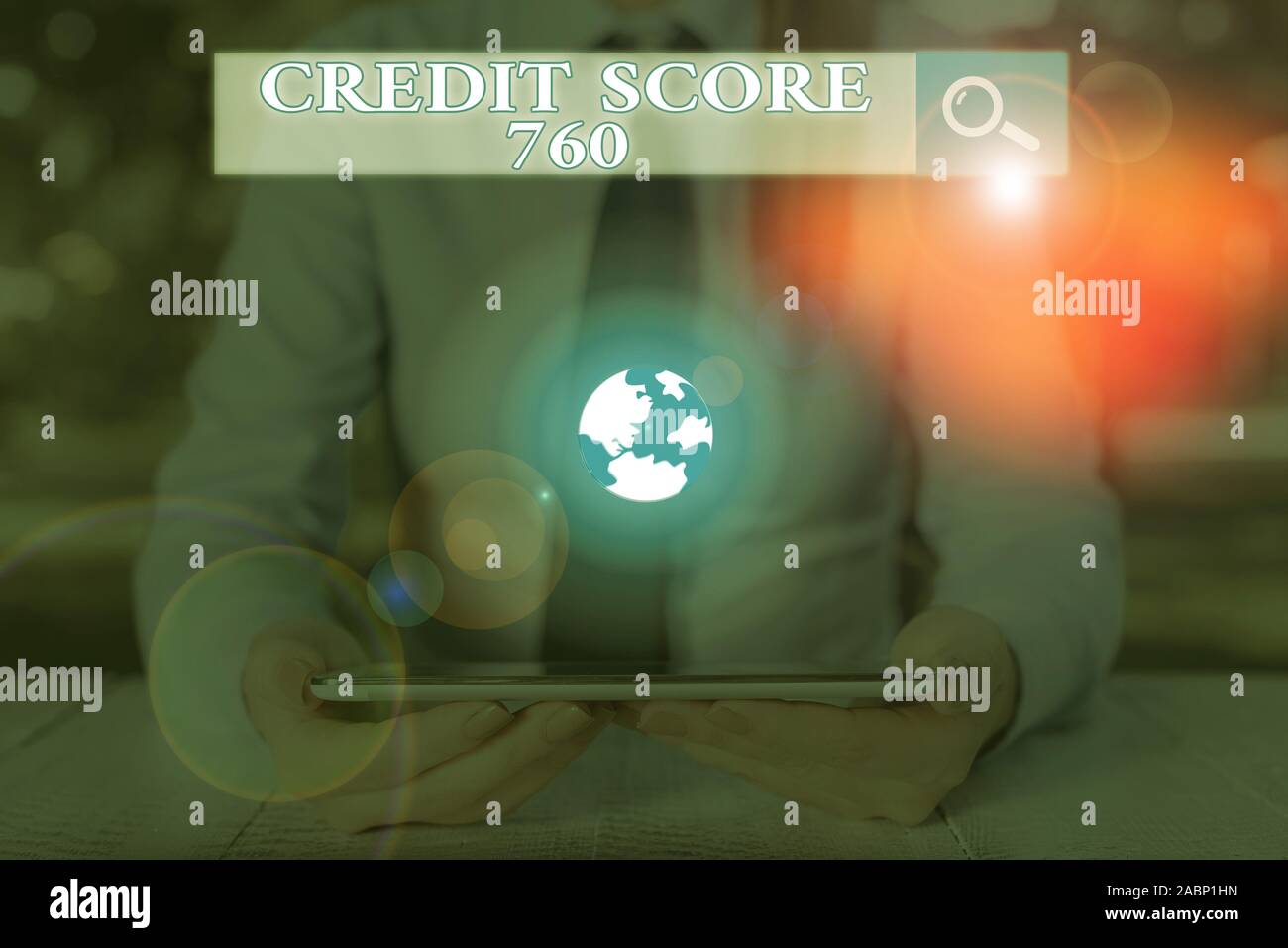 Handwriting text Credit Score 760. Conceptual photo numerical ...