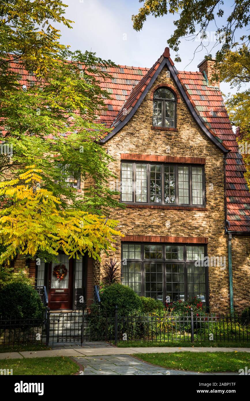 Residential area chicago hi-res stock photography and images - Alamy