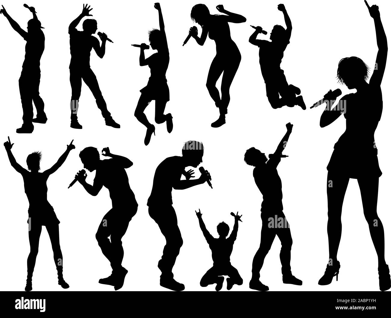 Female indie rock Cut Out Stock Images & Pictures - Alamy