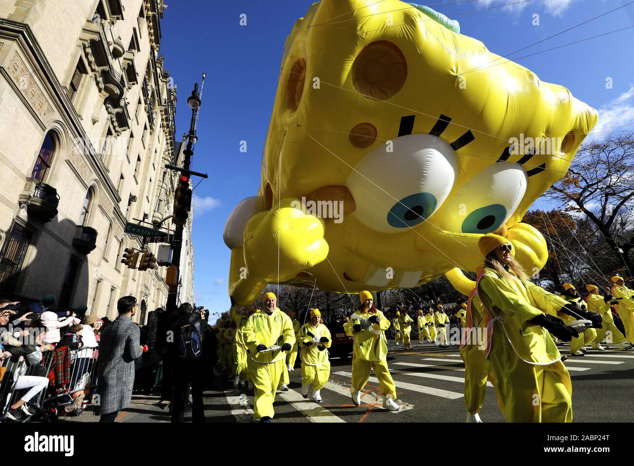 New York, United States. 28th Nov, 2019. The SpongeBob Square Pants ...