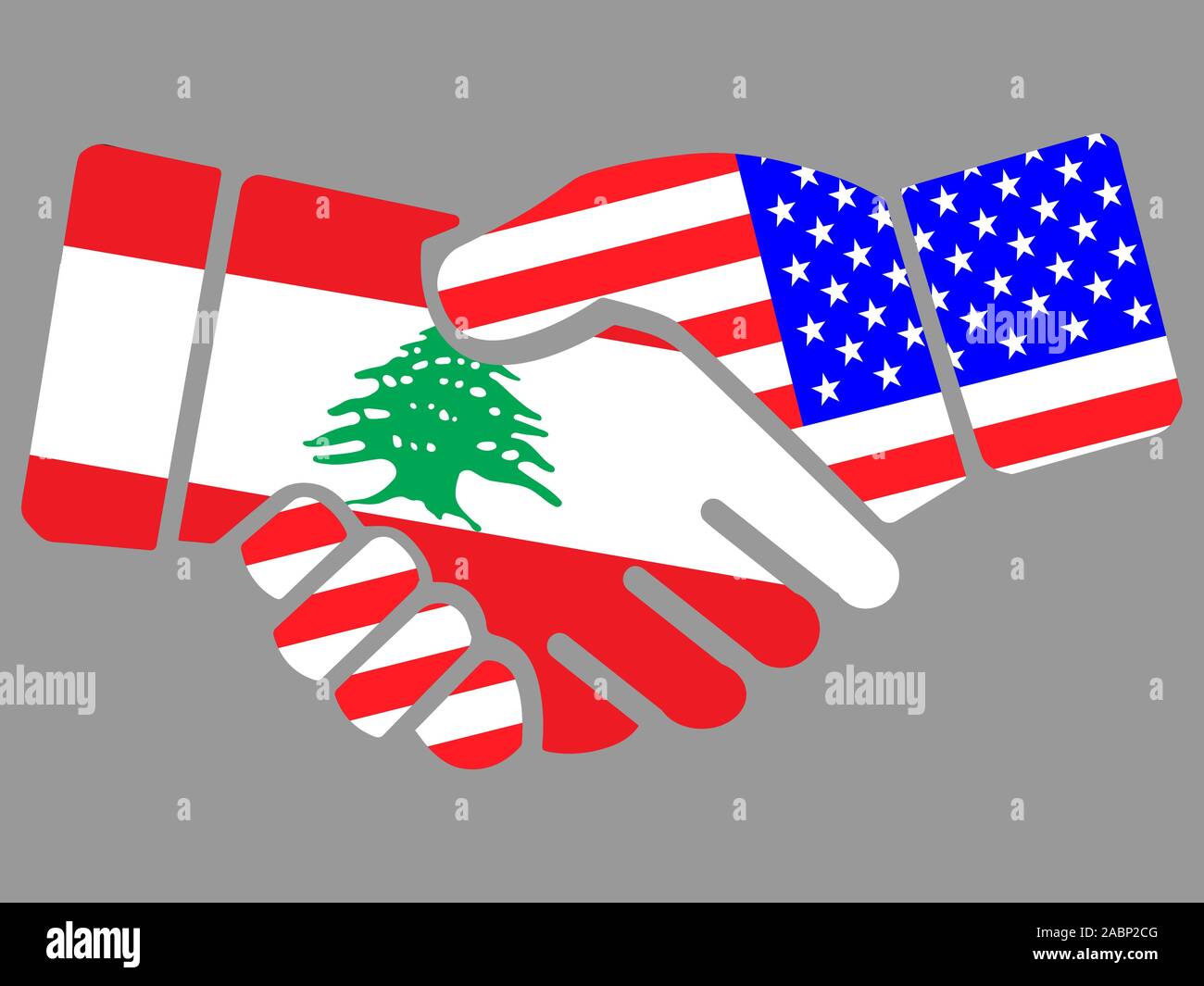 Lebanon united states flag Stock Vector Images - Alamy