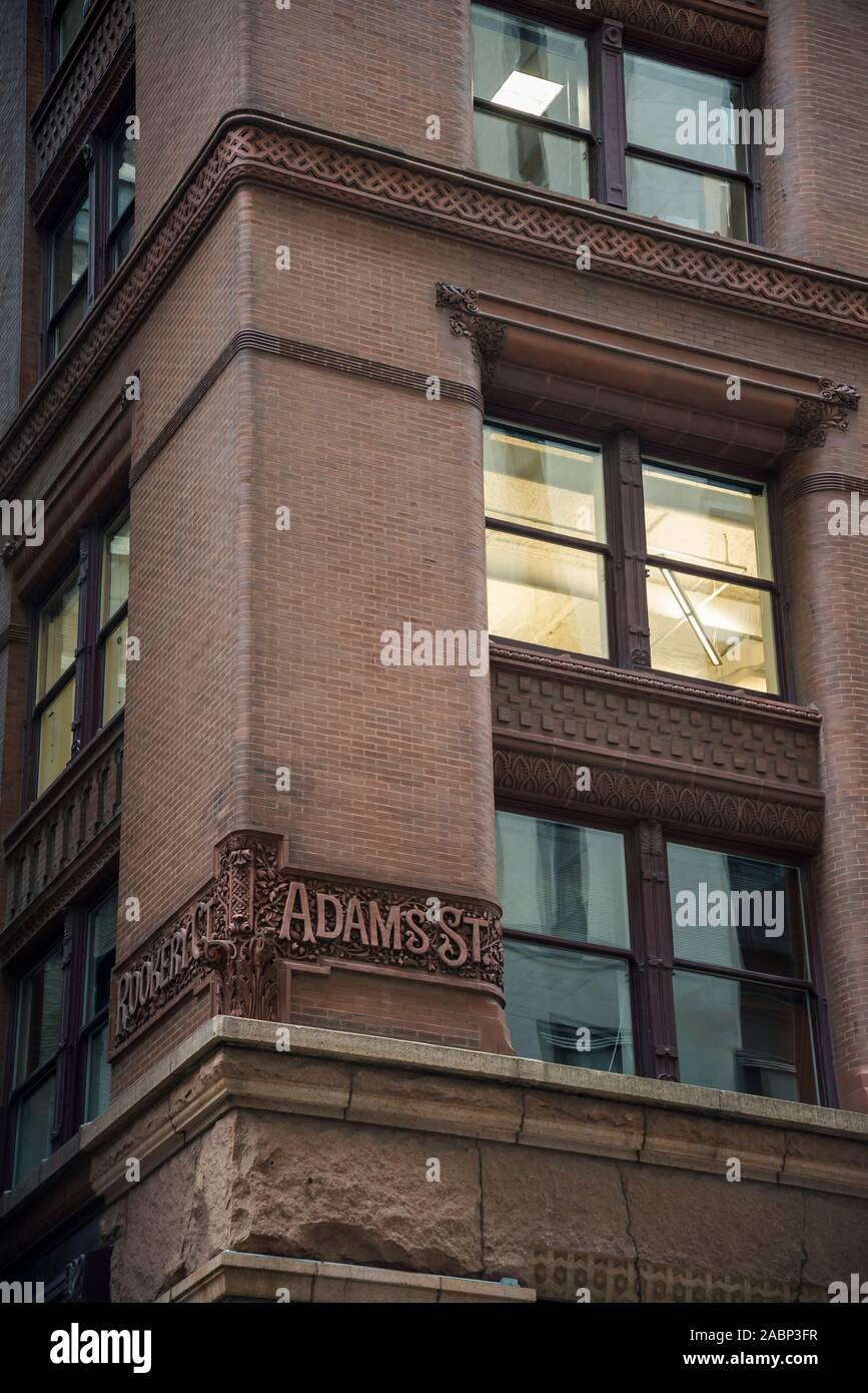 Adams Street, the Loop, Chicago, Illinois, USA Stock Photo - Alamy