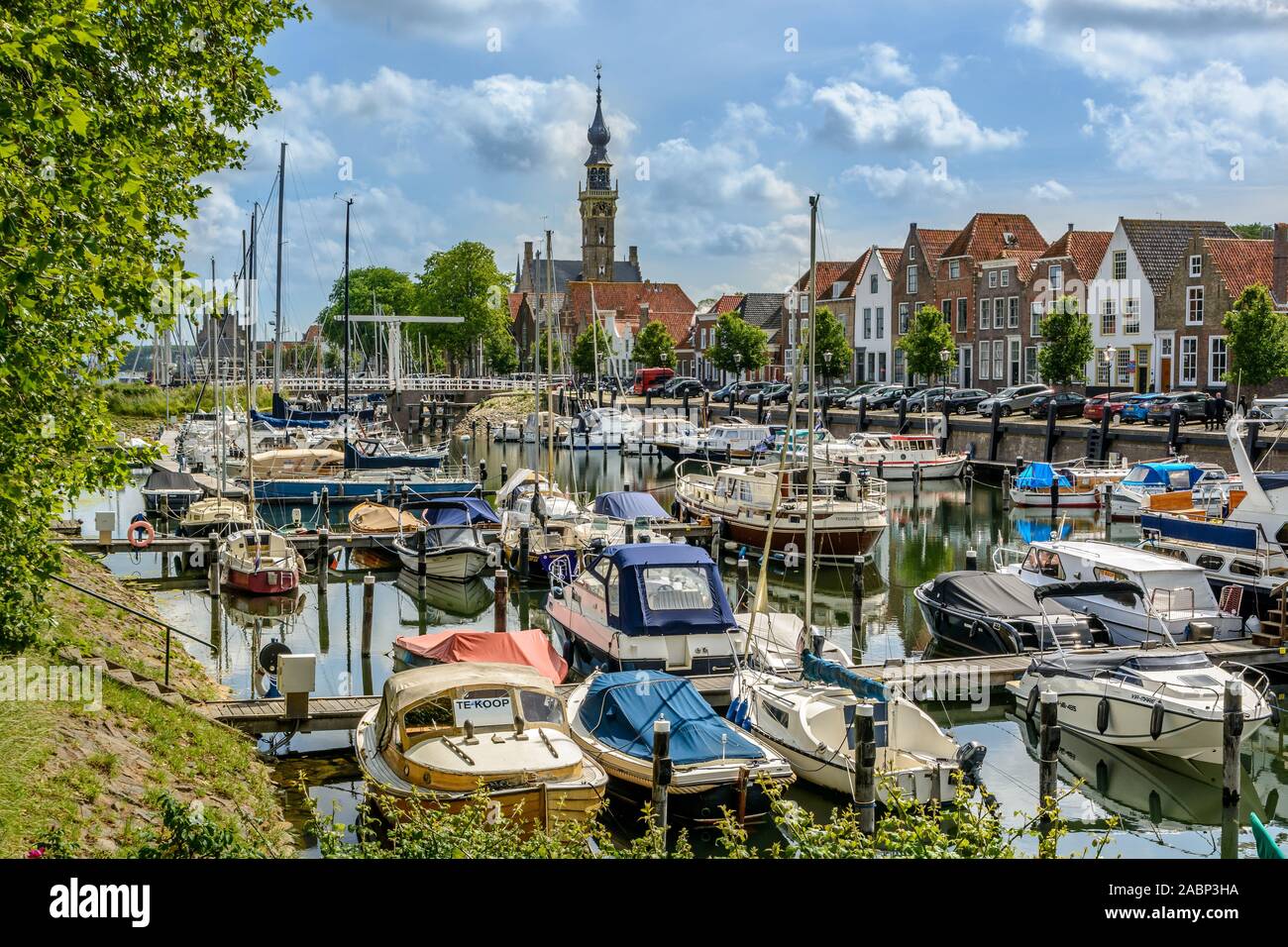 Marina at Veere, Zeeland Netherlands Stock Photo - Alamy