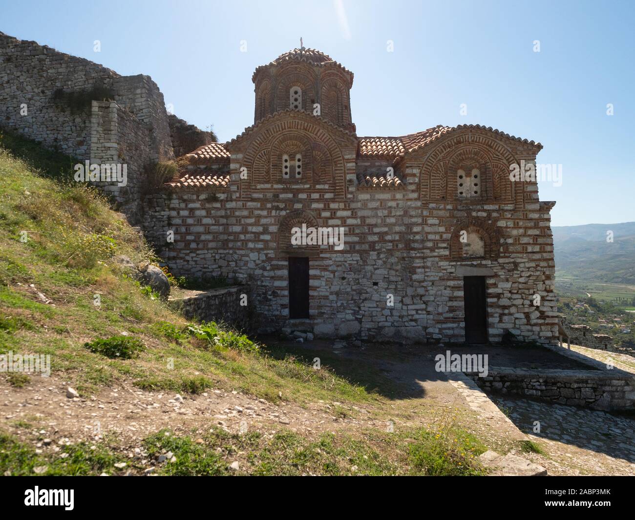 Berat, Albania - September 28, 2019: Medieval Byzantine Church of the ...