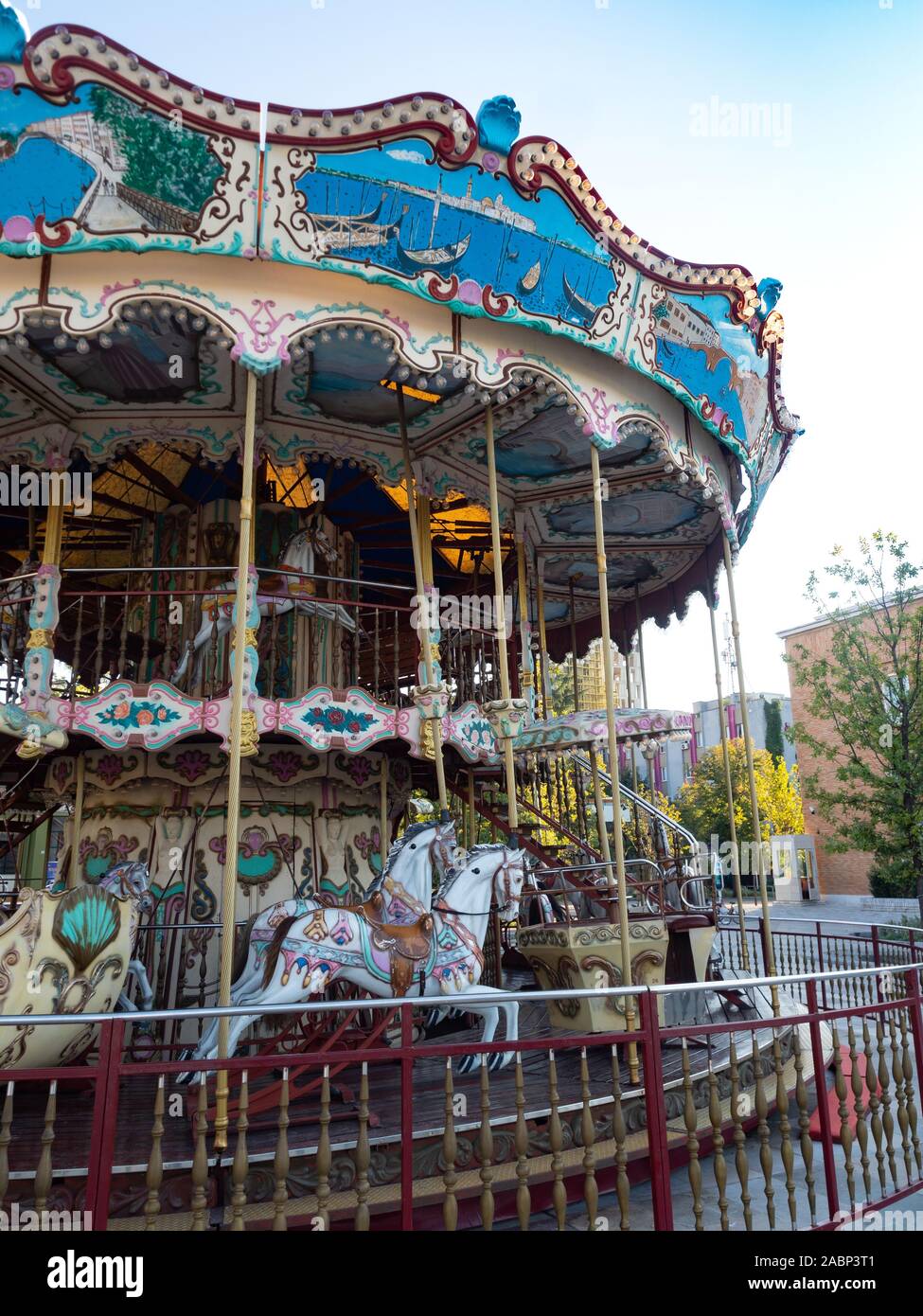 Two story carousel hi-res stock photography and images - Alamy