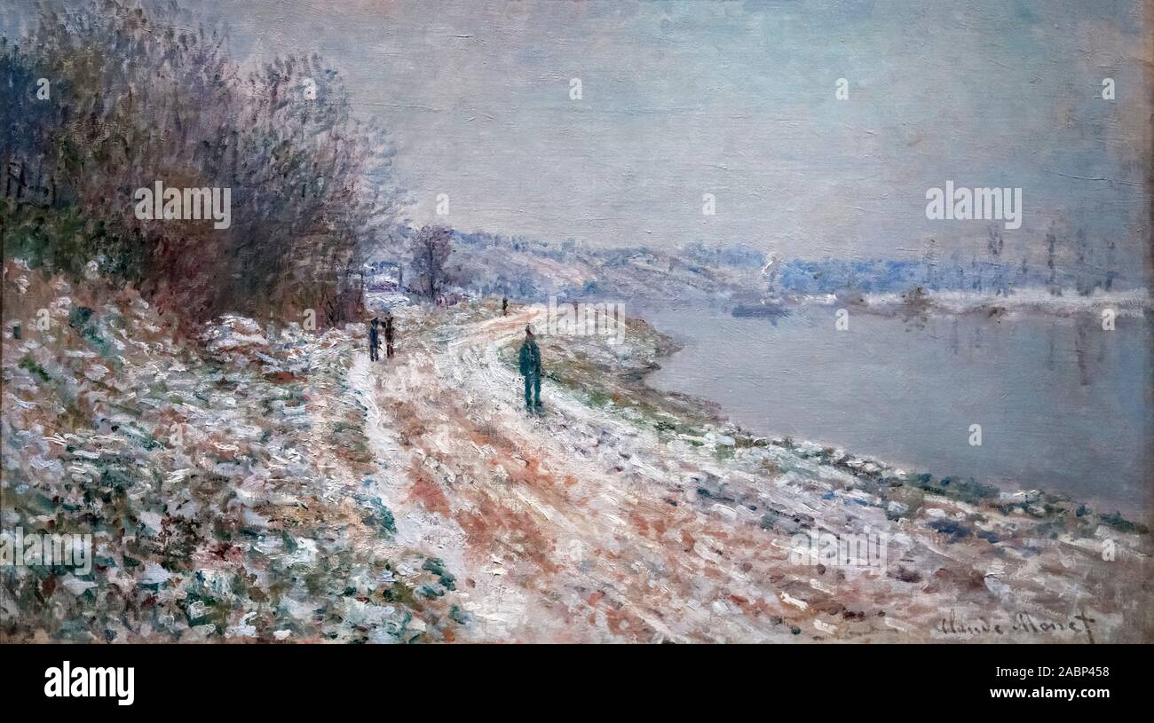Claude monet the winter hi-res stock photography and images - Alamy