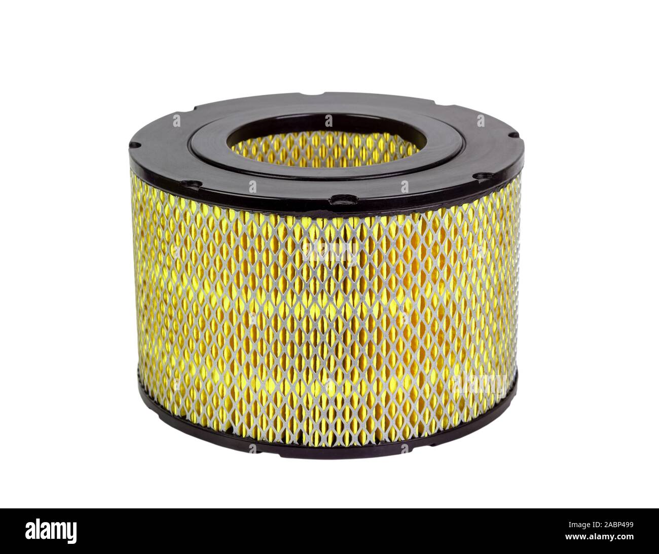Air filter car motor isolated on white background Stock Photo - Alamy