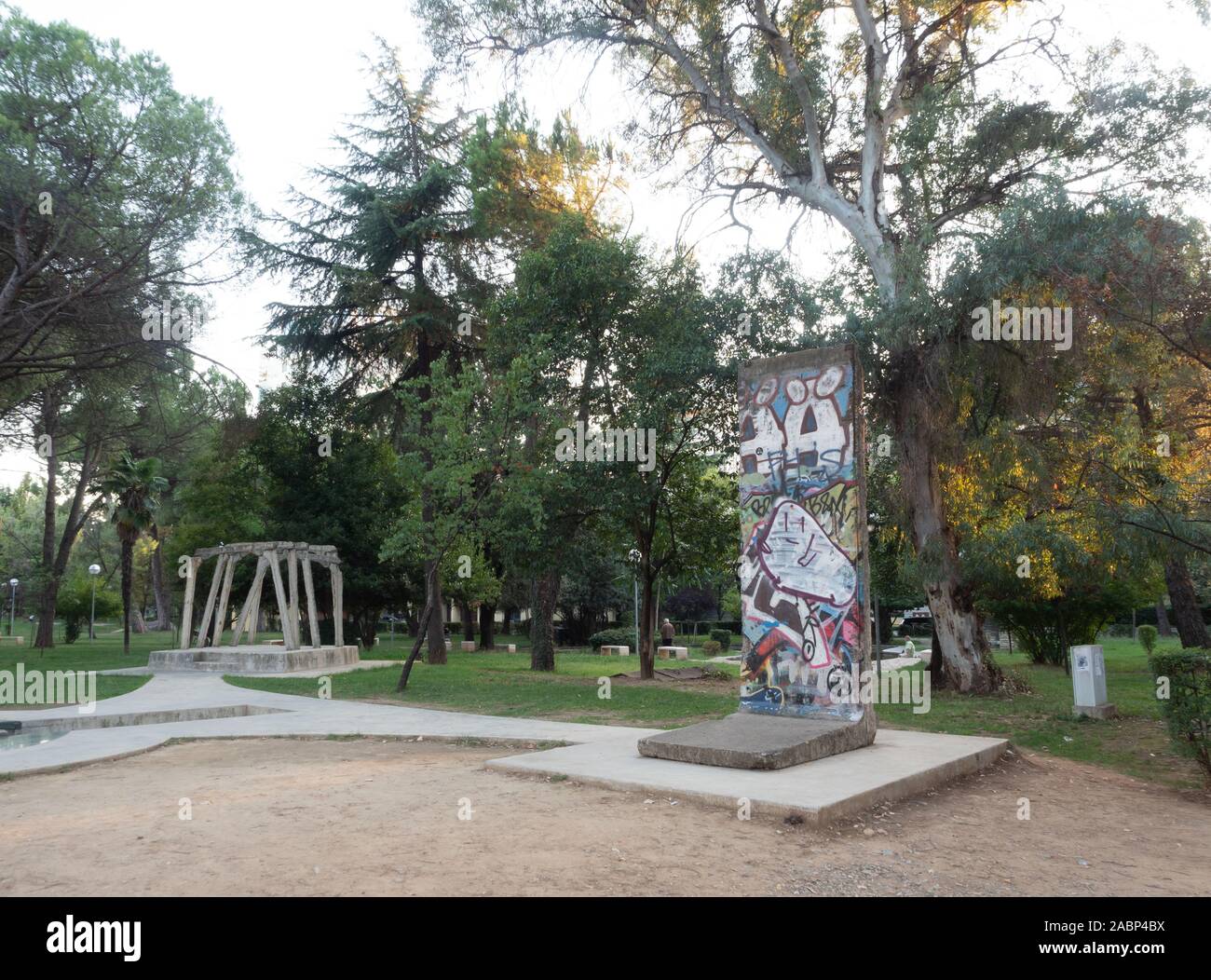 Tirana, Albania - September 29, 2019: Former Post-Block Checkpoint to ...