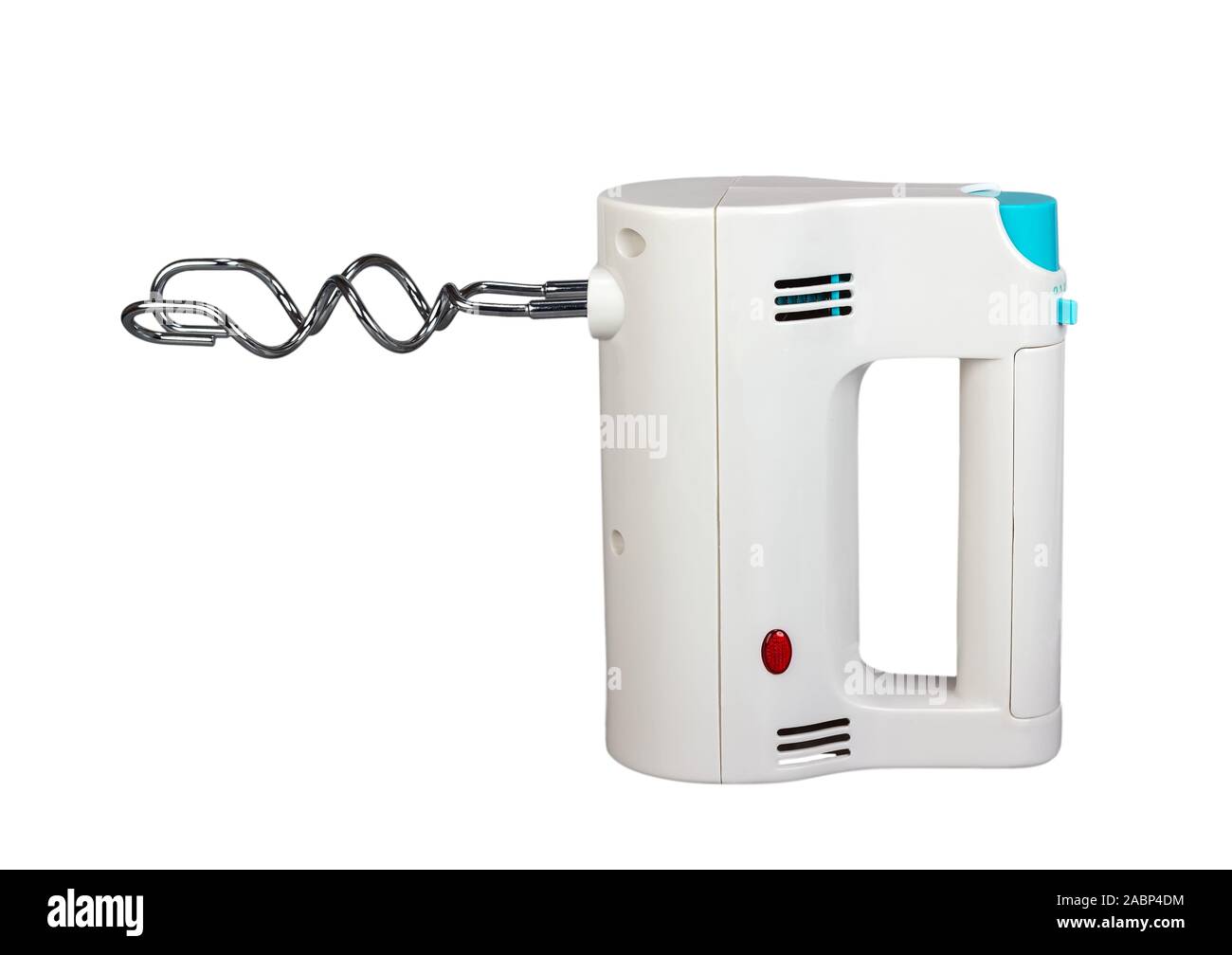 Electric hand mixer is a kitchen appliance intended for mixing isolated ...