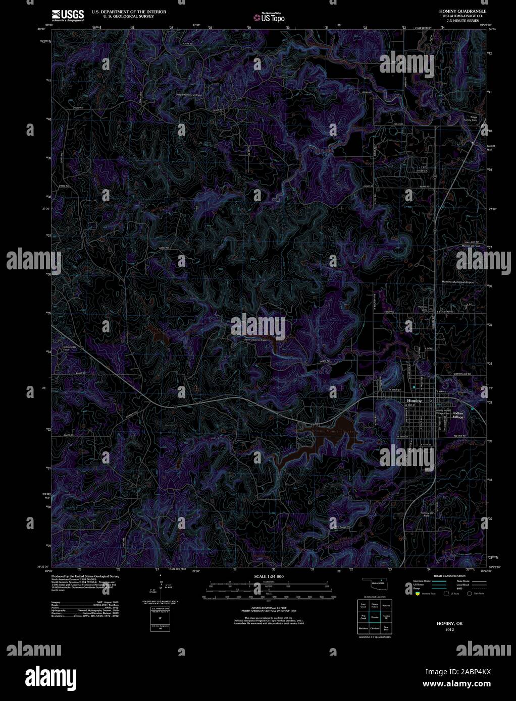 Map of hominy hi-res stock photography and images - Alamy
