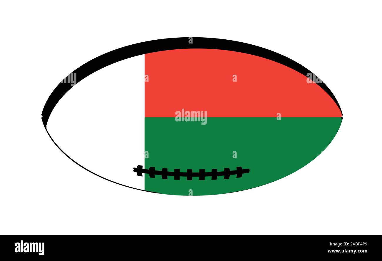 Football madagascar flag Stock Vector Images - Alamy