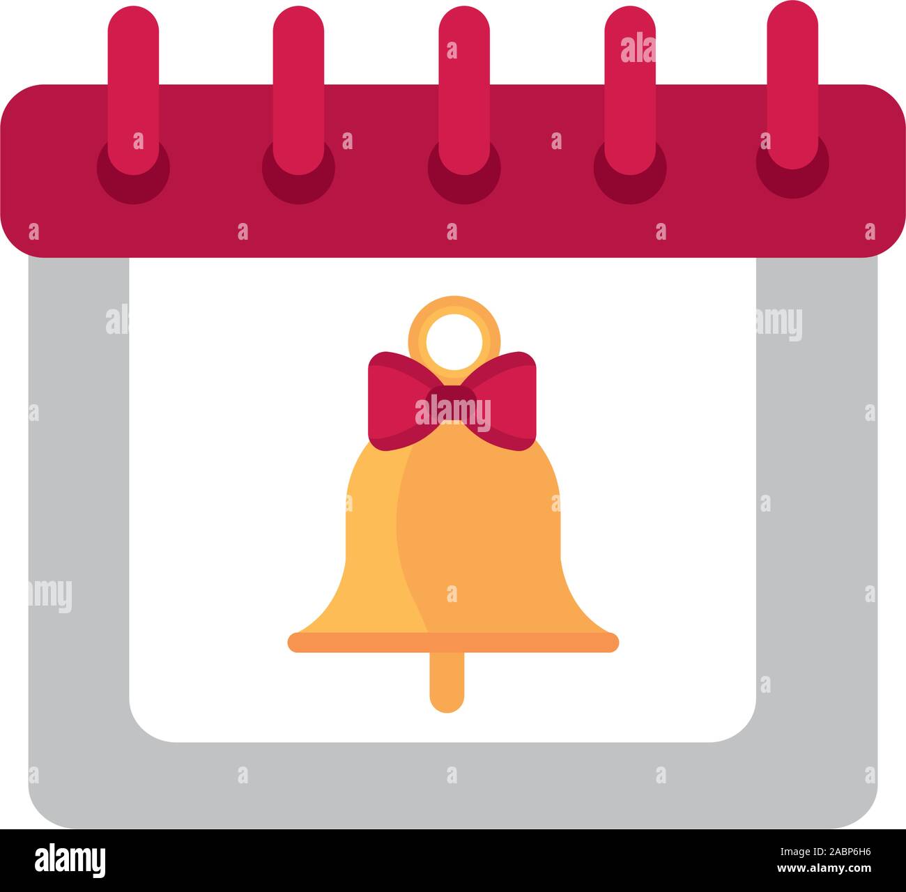 Calendar bell Stock Vector Images - Alamy