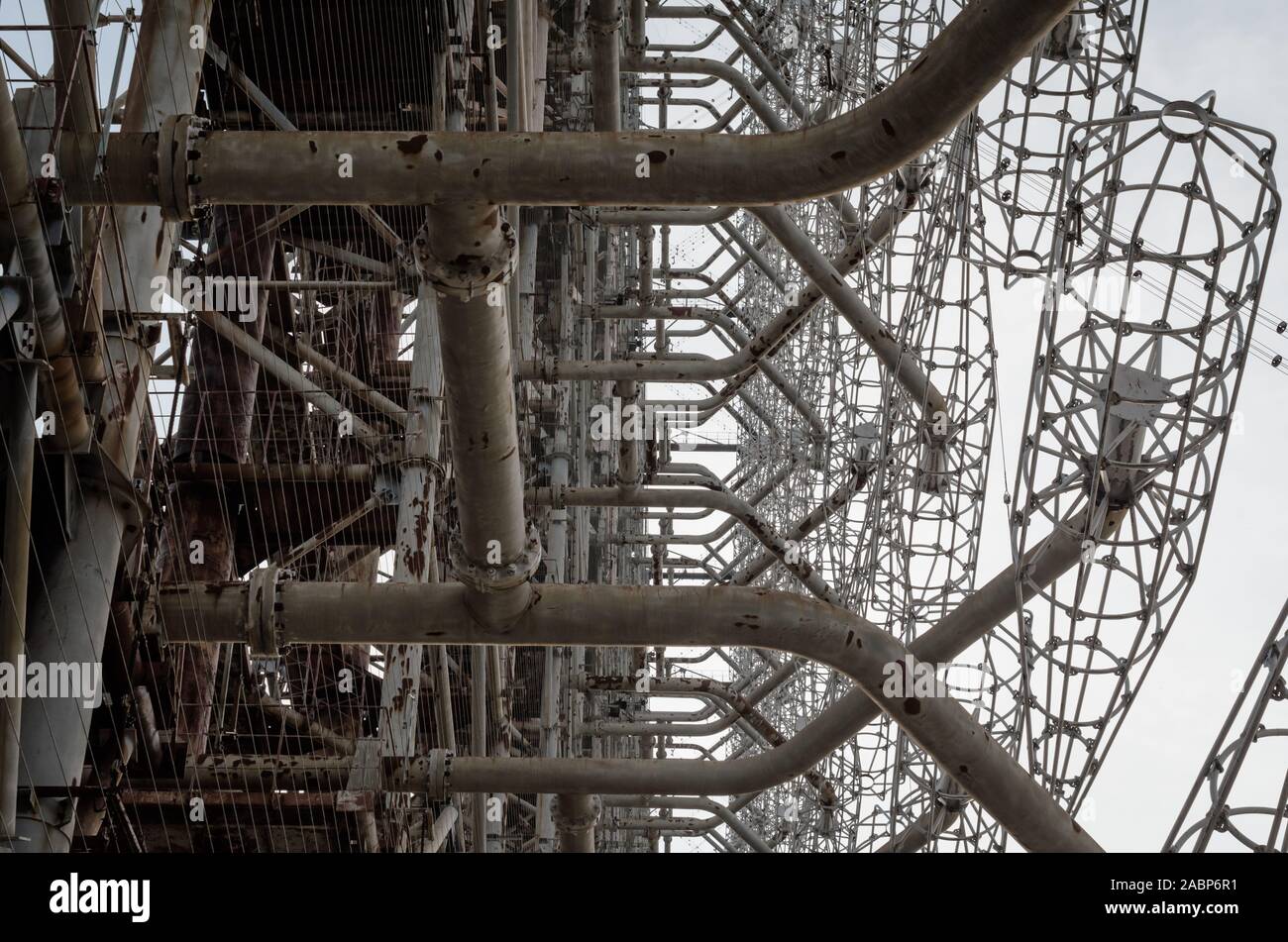 symmetry pattern industrial engineering old secret army soviet radar in ...