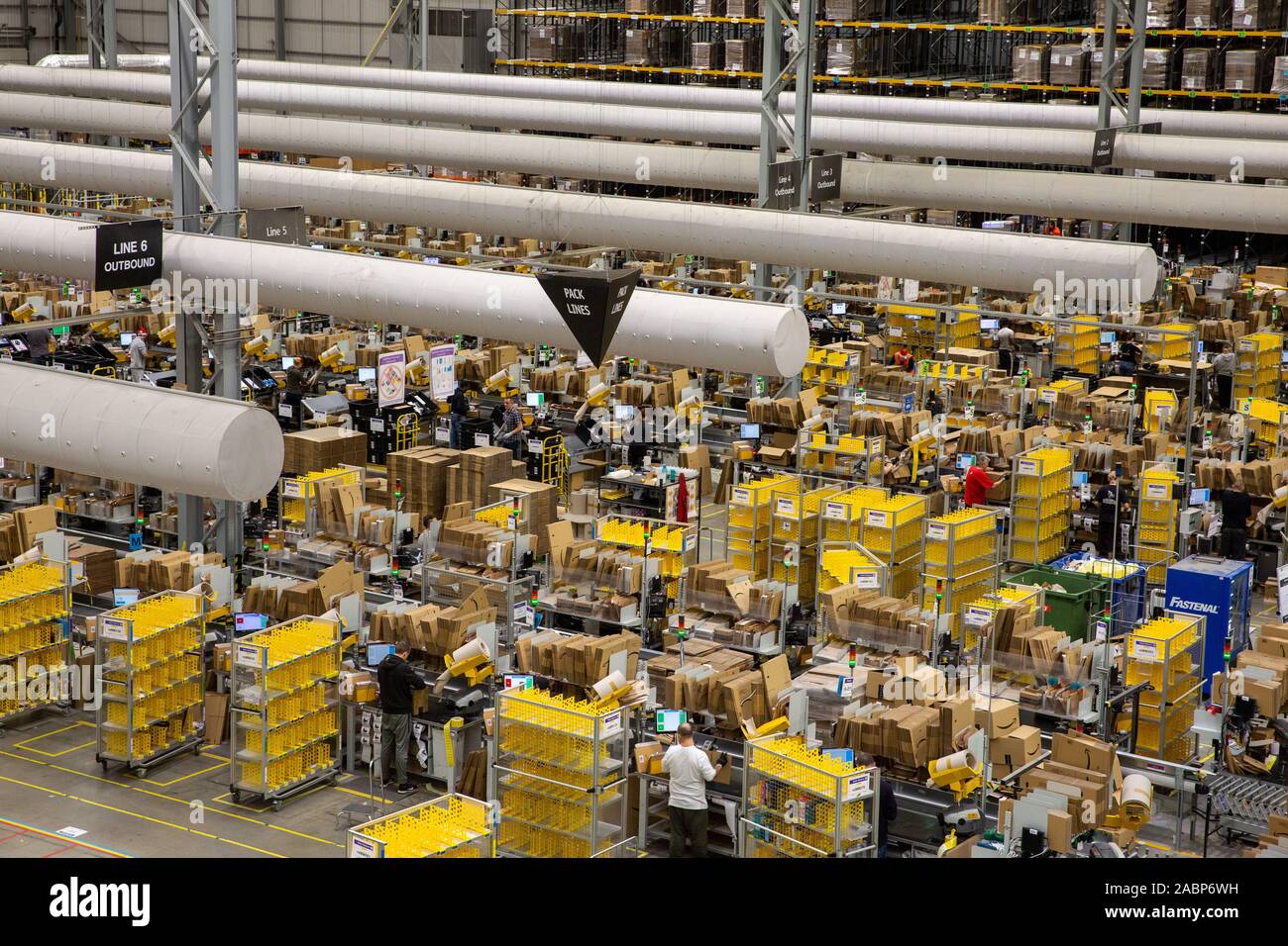 Picture dated November 27th shows staff preparing for Black Friday at ...