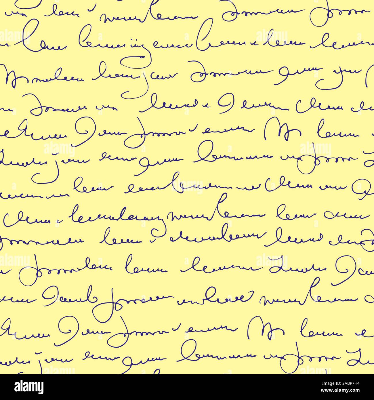 Cursive vector vectors hi-res stock photography and images - Alamy