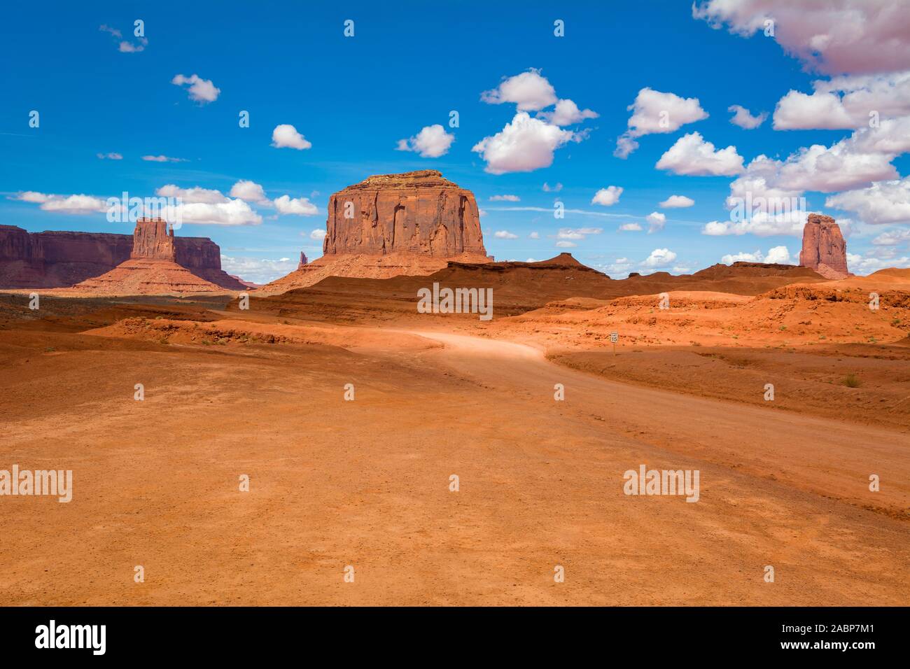 Famous red rocks of Monument Valley. Navajo Tribal Park landscape, Utah ...