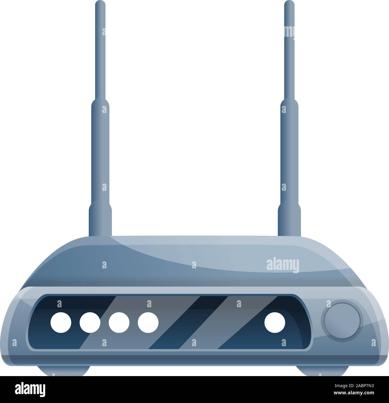 Home router icon. Cartoon of home router vector icon for web design ...