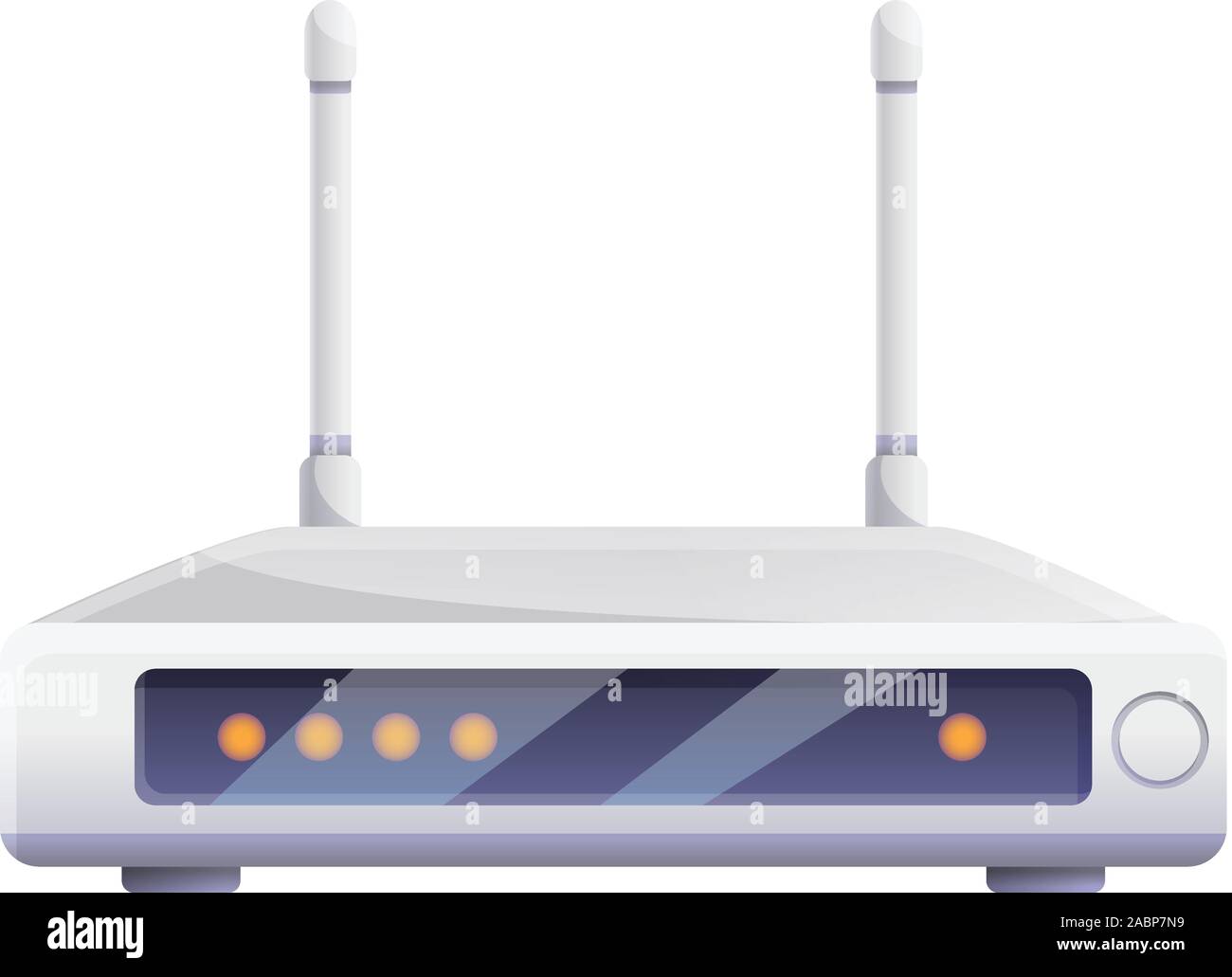 Digital router icon. Cartoon of digital router vector icon for web ...