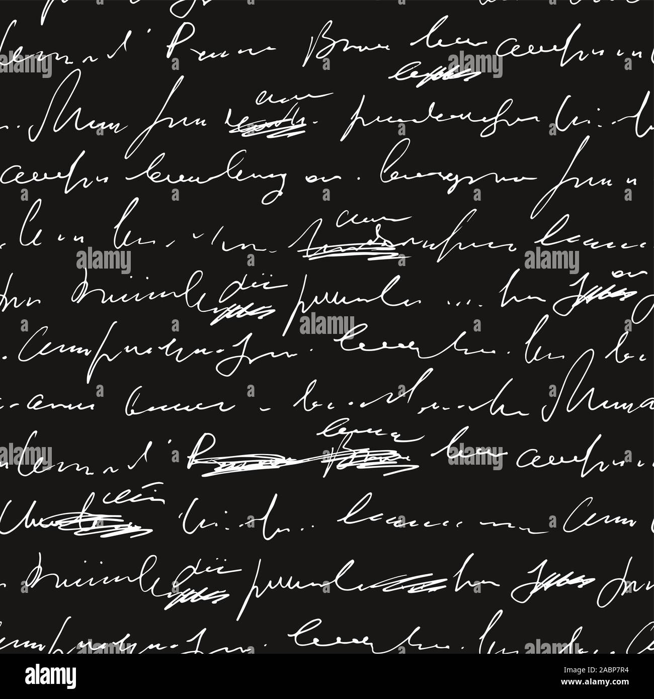 Mistake in handwriting Stock Vector Images - Alamy