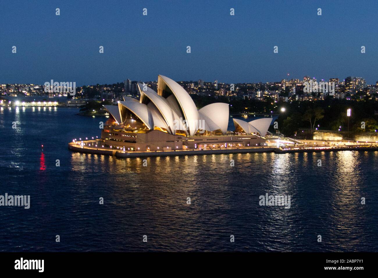 Sydney Opera House, located on Port Jackson, Sydney, New South Wales ...