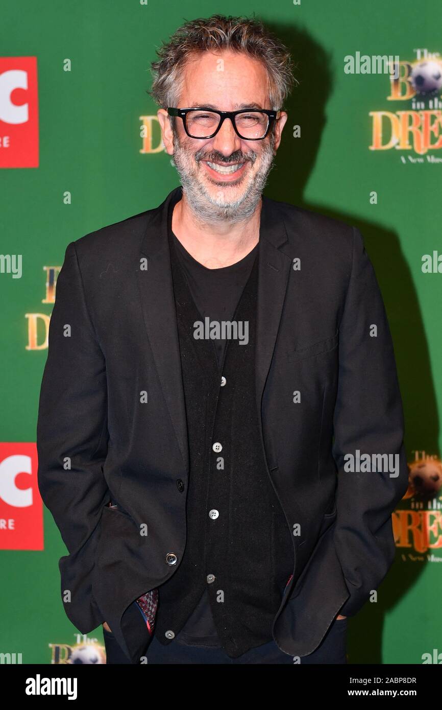 David baddiel attending opening night boy hi-res stock photography and ...
