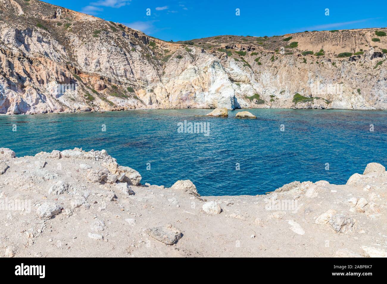 Firopotamos beach milos hi-res stock photography and images - Alamy