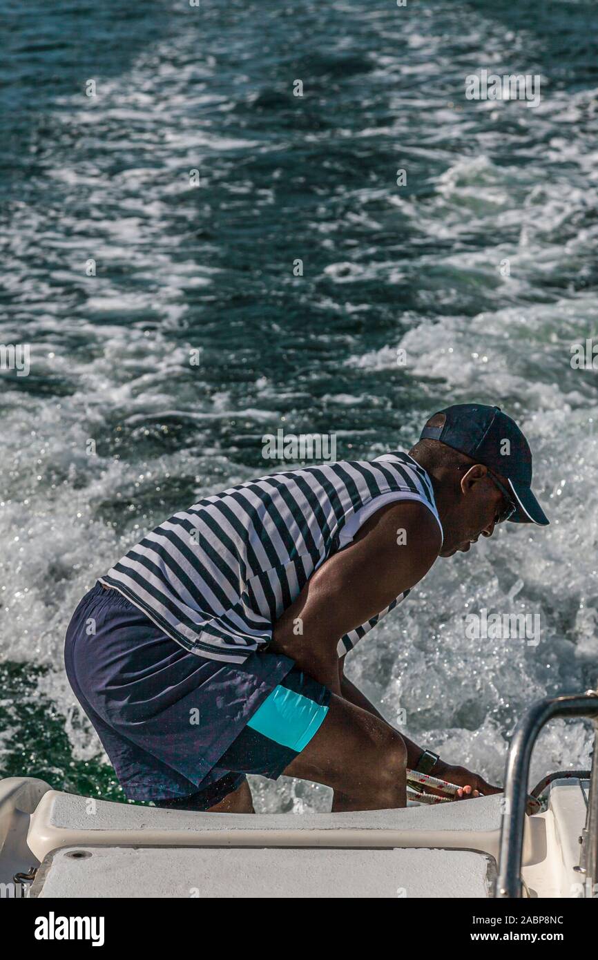 Fast catamaran speed boat hi-res stock photography and images - Alamy