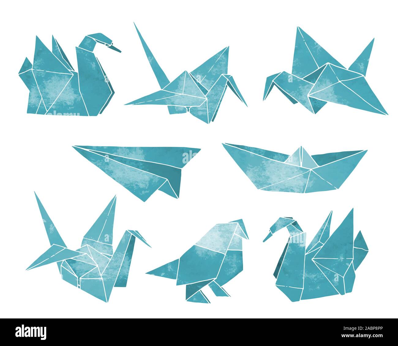 Hand paper plane on Stock Vector Images - Alamy