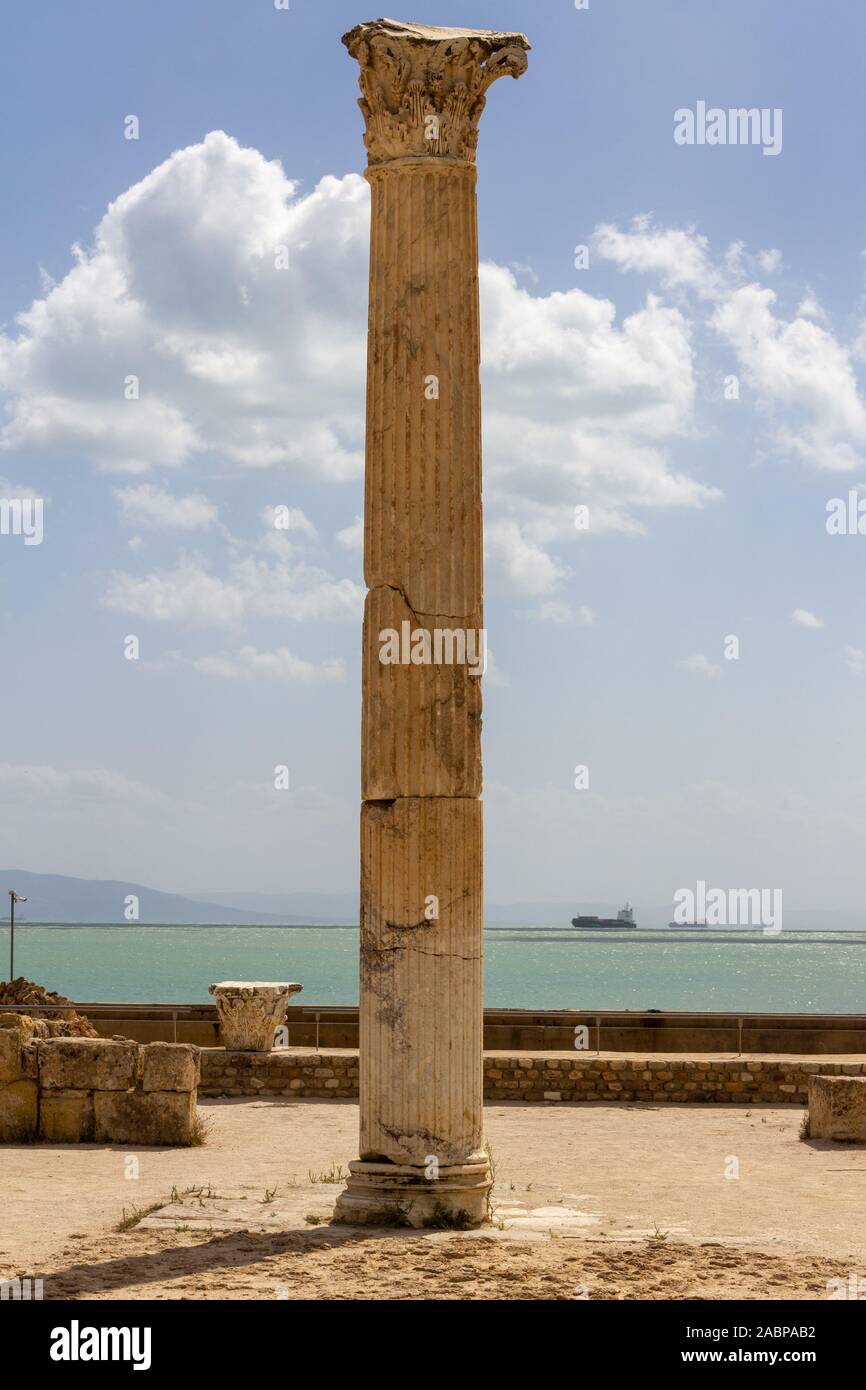 Column of Carthage. History was that Carthage was capital city of the ...