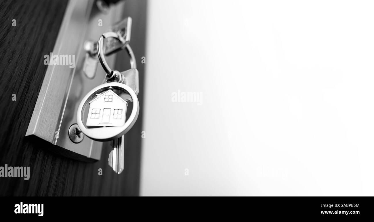 Commercial door lock Black and White Stock Photos & Images - Alamy