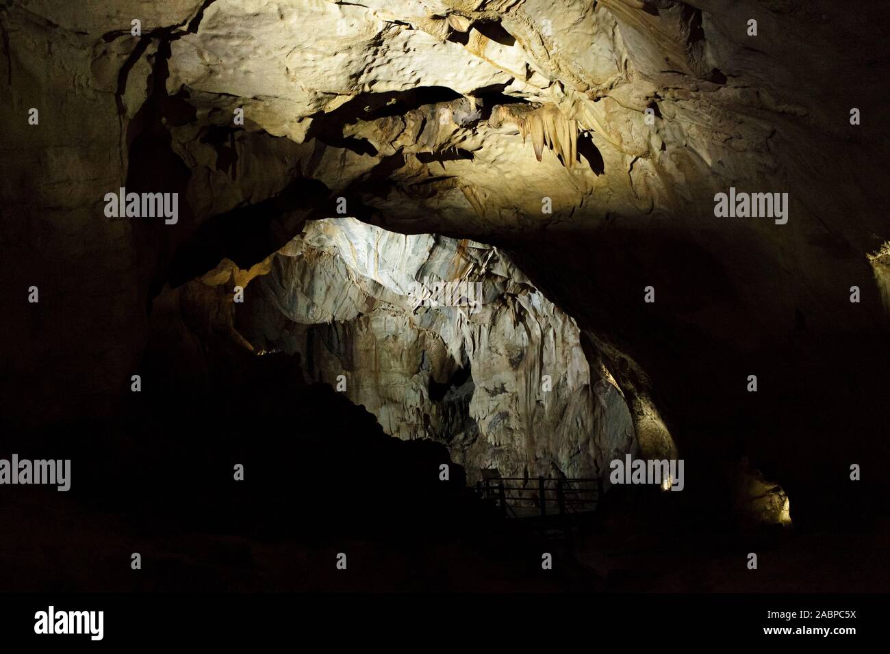 Rock formations in cave Borneo Malaysia Stock Photo - Alamy