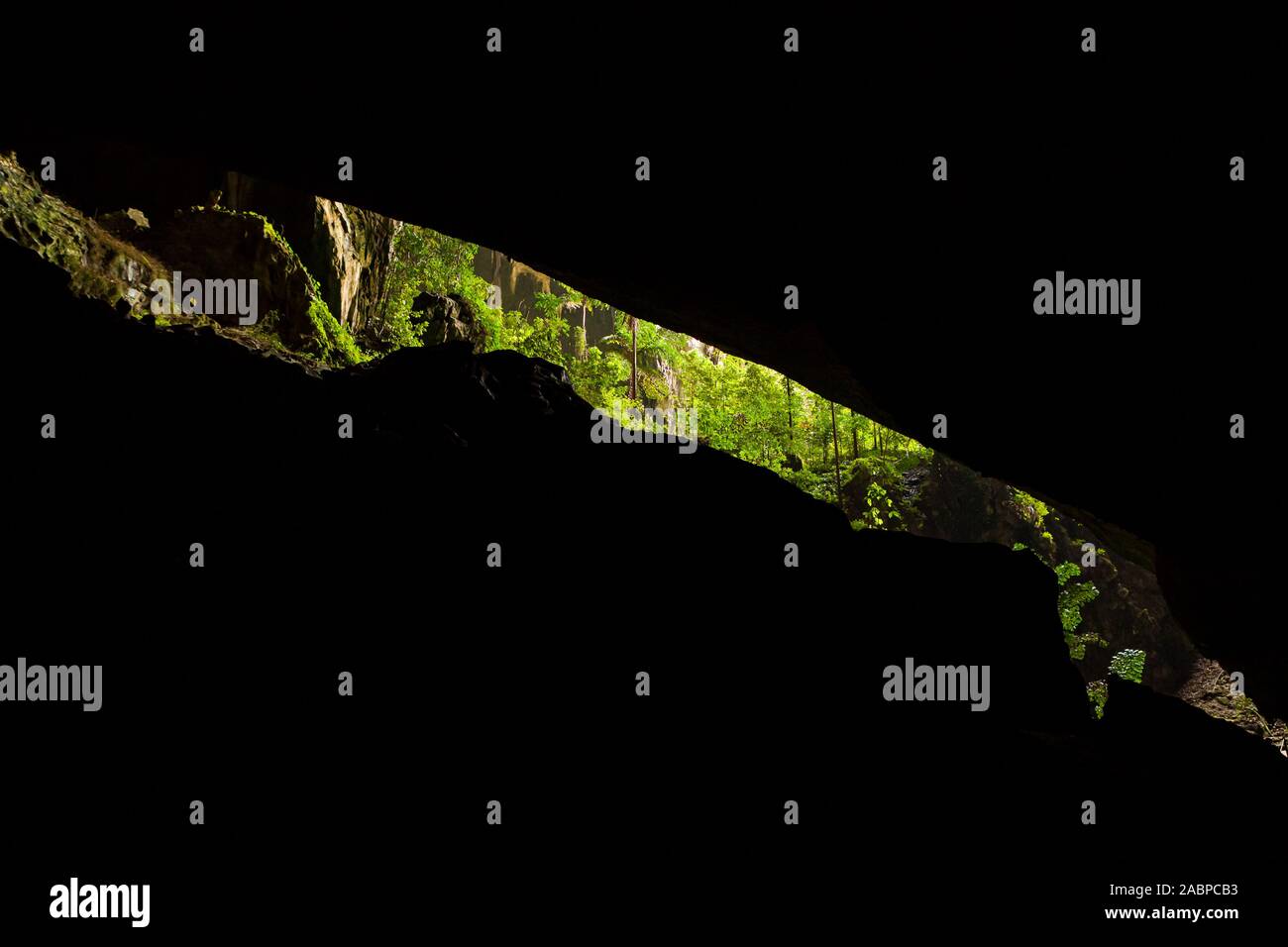 Rock formations in cave Borneo Malaysia Stock Photo - Alamy