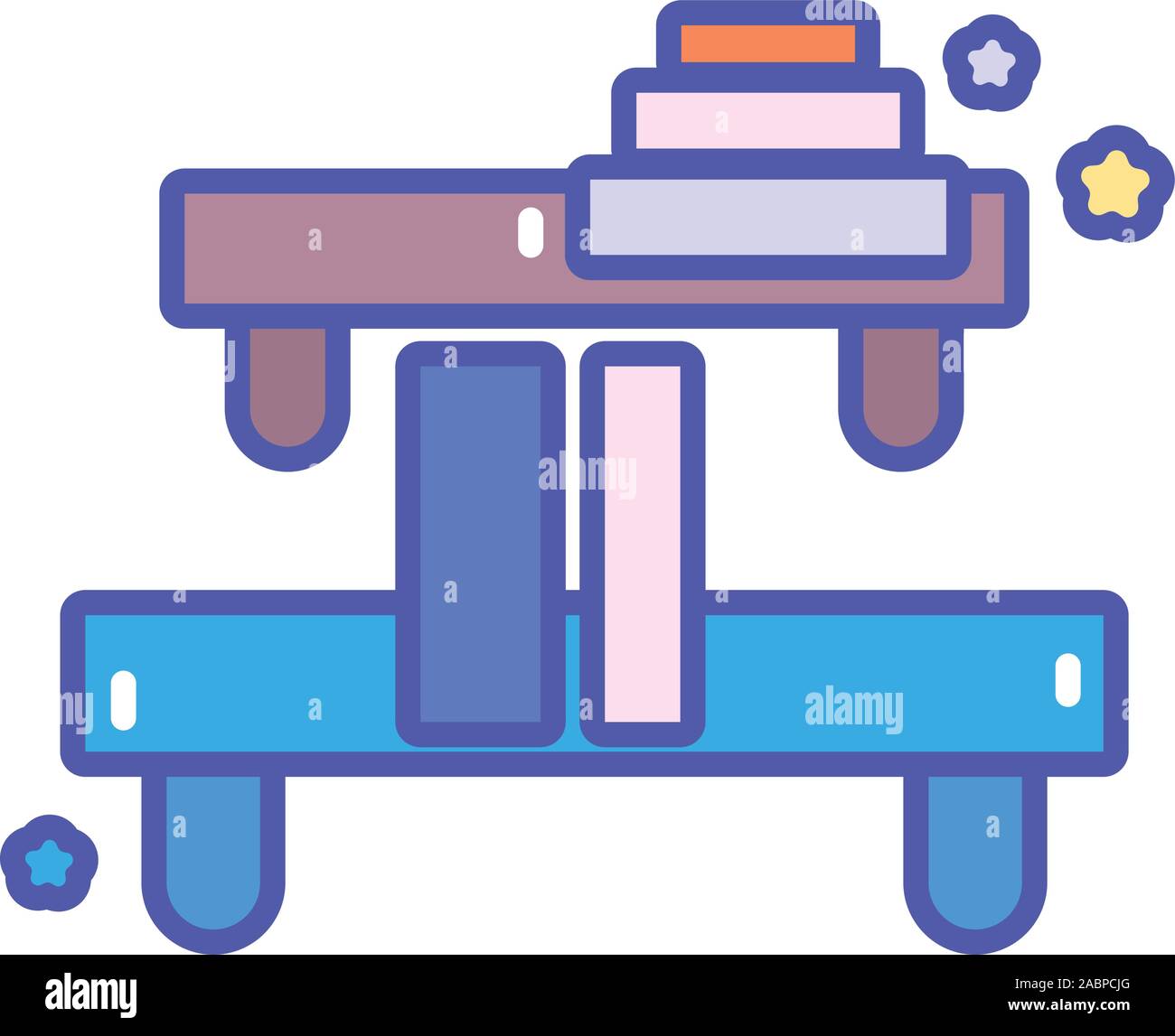 back to school education books encyclopedia in shelves vector ...
