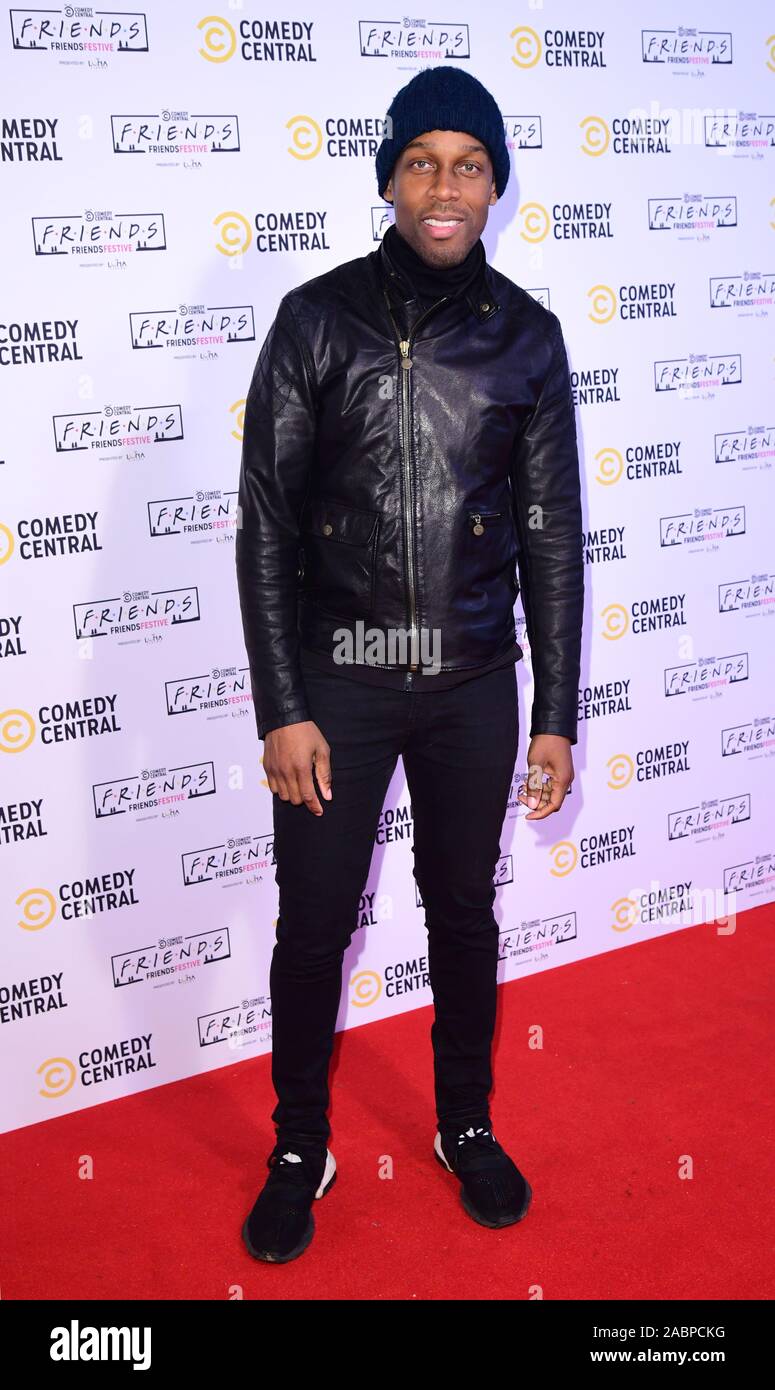 Lemar arriving for the launch of Comedy Central UK FriendsFestive event ...