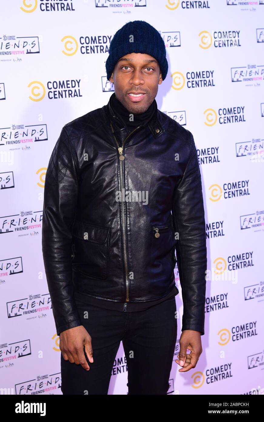Lemar arriving for the launch of Comedy Central UK FriendsFestive event ...