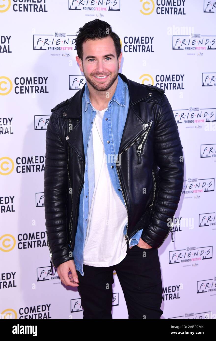Aaron Renfree arriving for the launch of Comedy Central UK ...